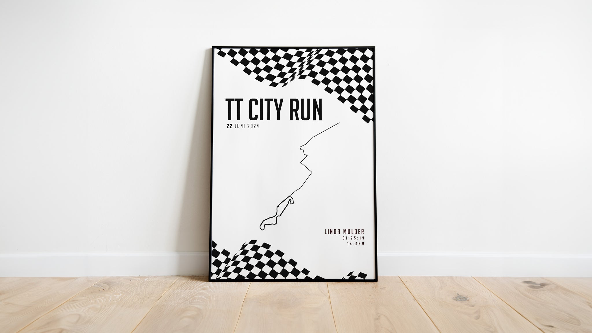 Gepersonaliseerde Poster I TT City Run 2024 I Herinnering